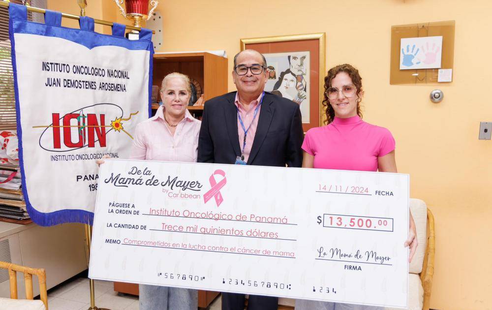 “La Rosca De La Mamá de Mayer” dona $13,500 al Instituto Oncológico ...
