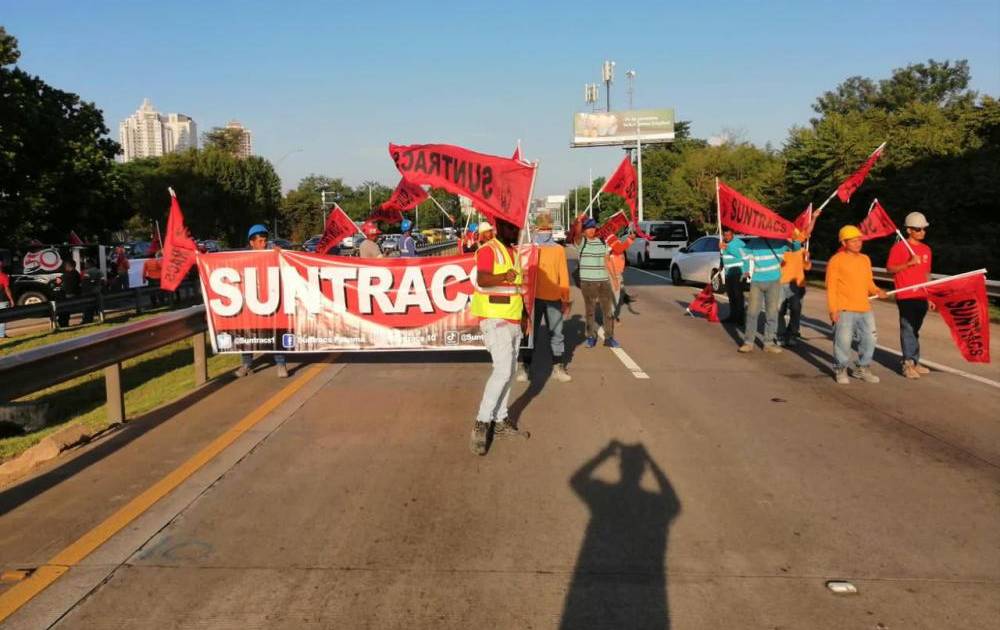 Suntracs anuncia acciones en las calles para los próximos días