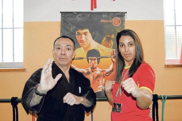 La pelea de Zenid, madrileña, musulmana, feminista y oro mundial en kenpo