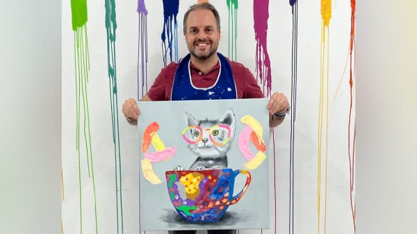 Jacobo Silvera cautiva con sus pinturas “pop art”