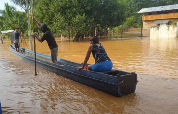 Reportan inundaciones en el territorio Colectivo Emberá Wounaan de Darién