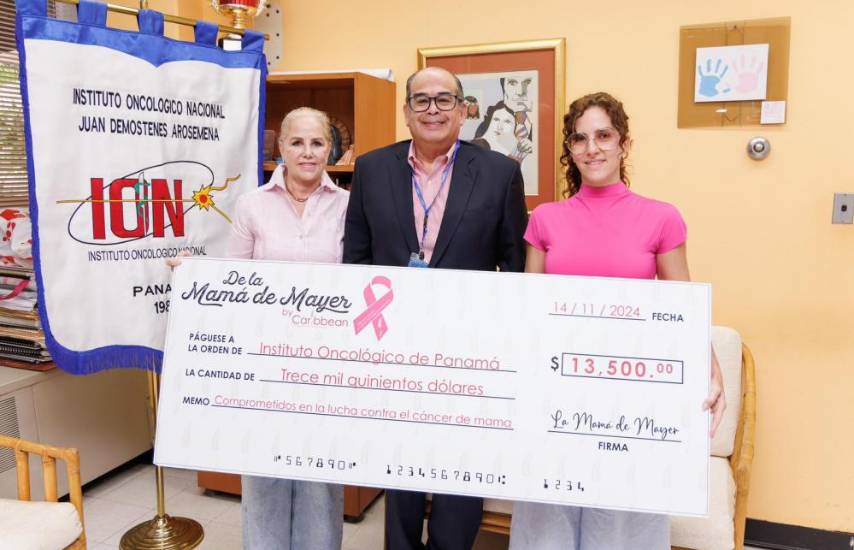 “La Rosca De La Mamá de Mayer” dona $13,500 al Instituto Oncológico ...