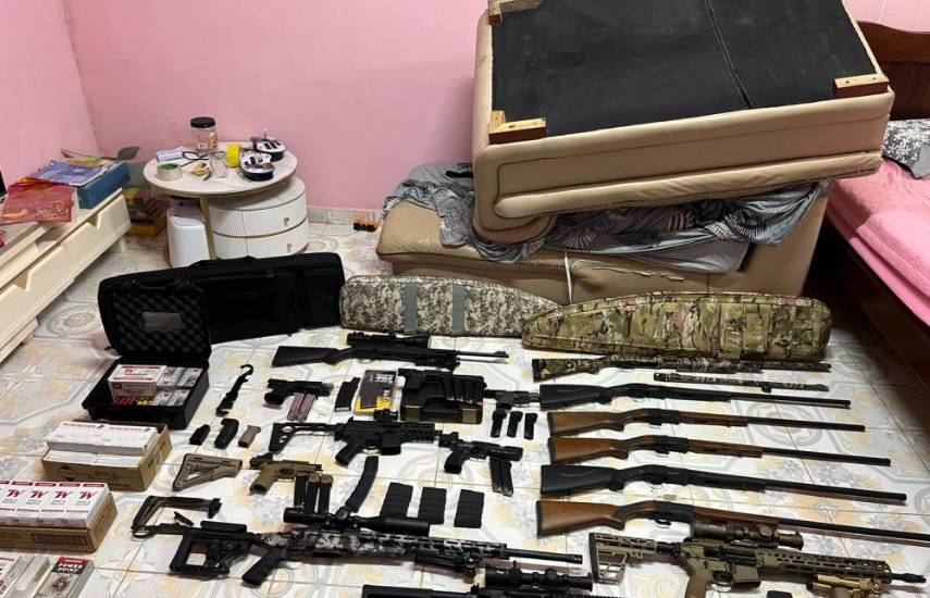 Detienen a cinco personas y decomisan armas en Tortí, Chepo