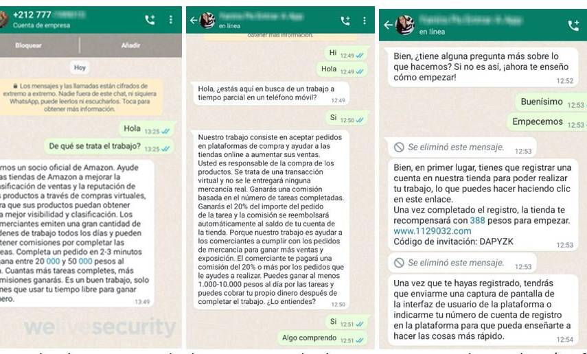 Estafa: Falsa oferta de empleo promete ganar dinero por teléfono enviando pedidos
